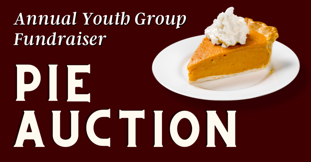Youth Pie Auction Fundraiser